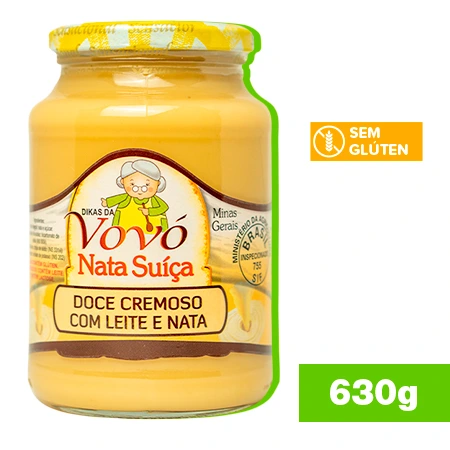 Doce de Leite com Nata Pura 630g - Doces Vovó
