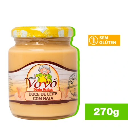 Doce de Leite com Nata Pura 270g - Doces Vovó